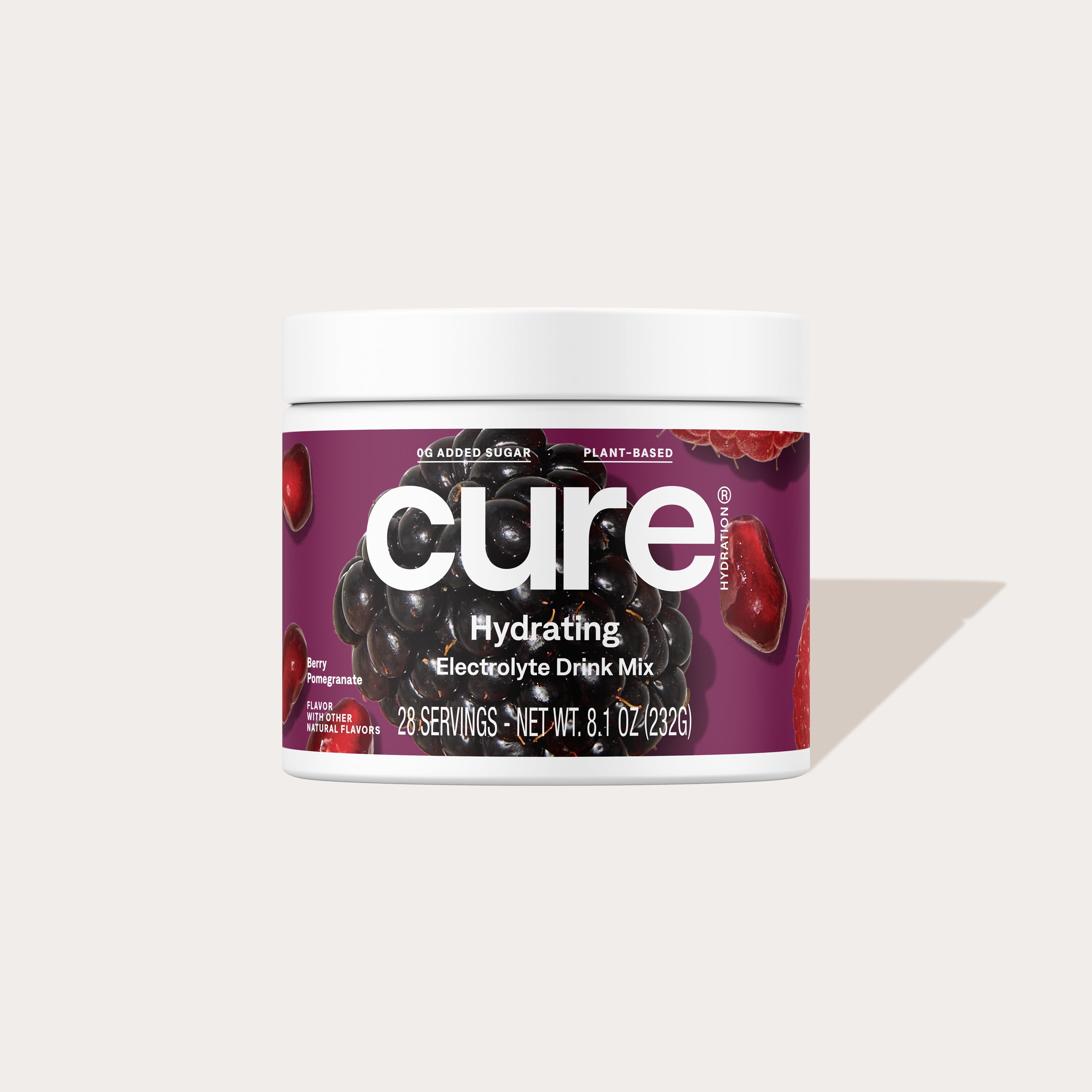 Hydrating Electrolyte Mix | Berry Pomegranate | No Added Sugar | Cure